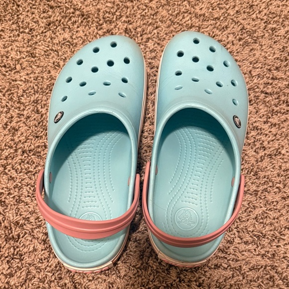 CROCS | Shoes | Crocs Light Blue And Pink Sandals | Poshmark